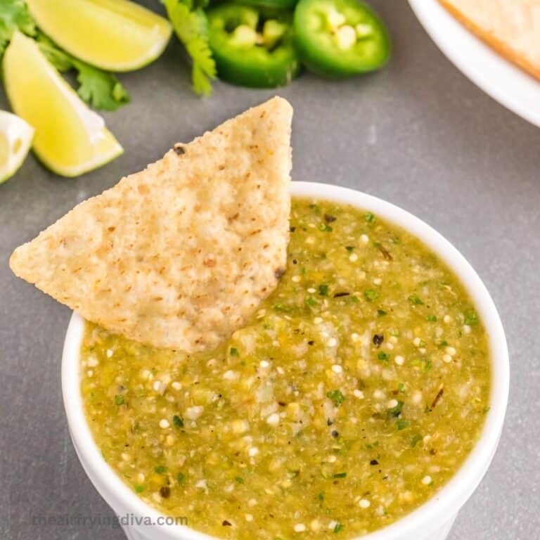 Homemade Salsa Verde Recipe - theairfryingdiva.com