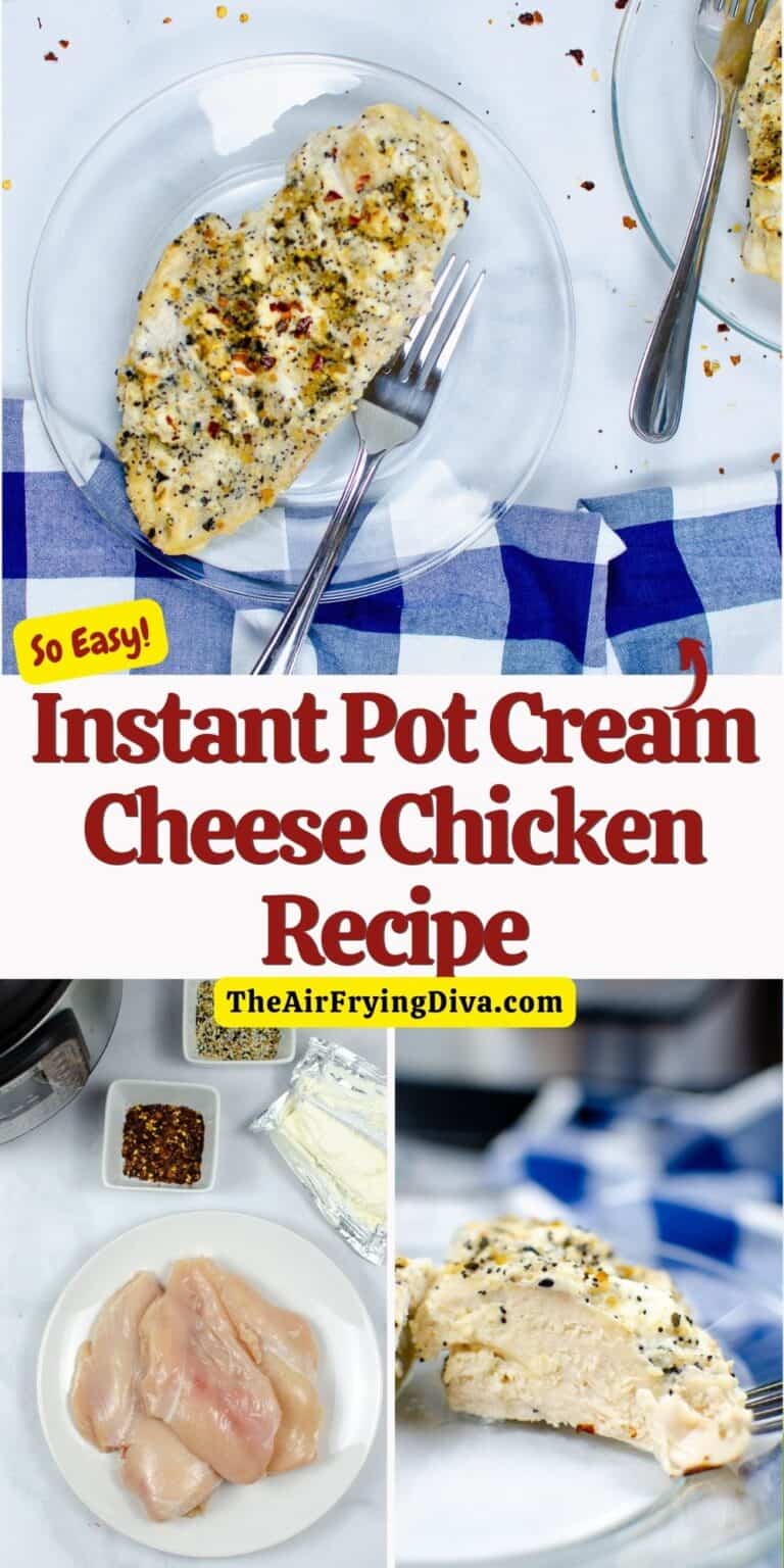 Instant Pot Cream Cheese Chicken Recipe - theairfryingdiva.com